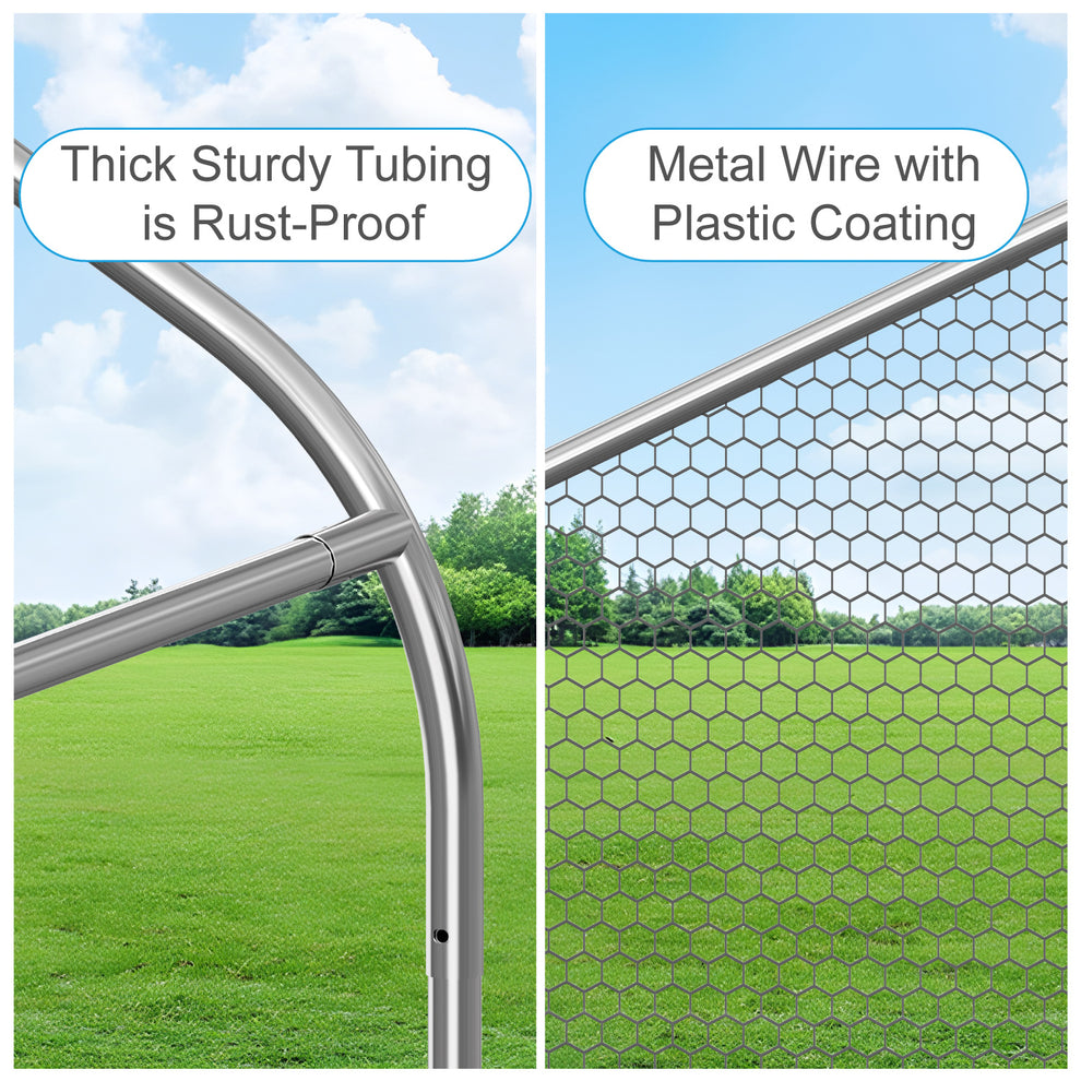 PETS TUFF Chicken Chalet - Chicken Coop for Chickens, Ducks, Rabbits ...